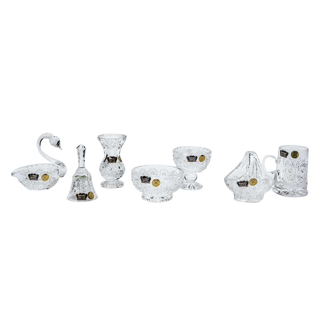Bohemia Crystal Mini Crystal Accessories, 7 Pieces – Sheffield egypt