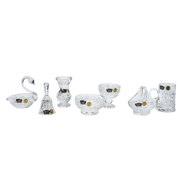 Bohemia Crystal Mini Crystal Accessories, 7 Pieces – Sheffield egypt