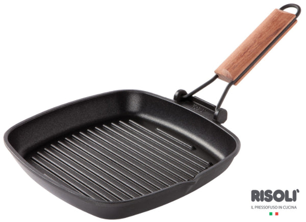 Risoli Grill with Wood Folding Handle -28cm – Sheffield egypt